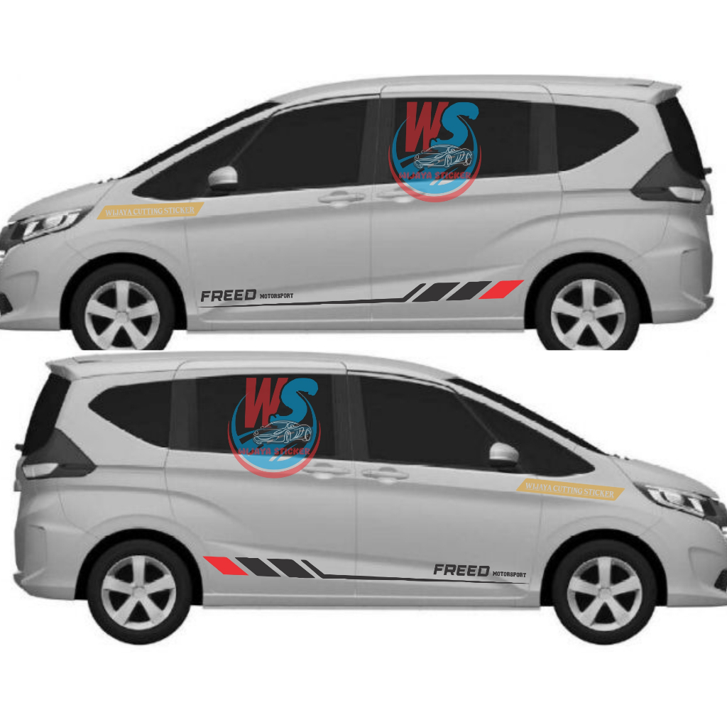 Honda Freed Car Stickers Latest Honda Freed Car Side Body List Stickers ...