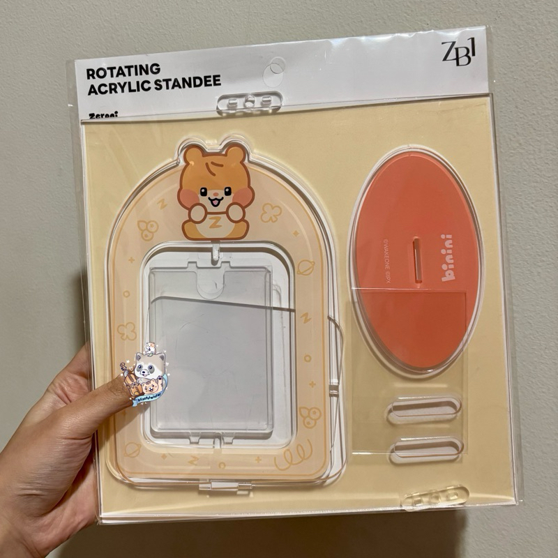 [BOOKED] Zerobaseone ZB1 x LINE FRIENDS ZERONI ROTATING ACRYLIC STANDEE ...