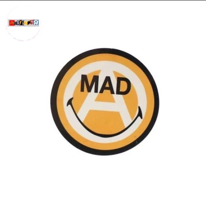 Undercover sticker x Verdy Anarchy Smile logo sticker streetwear mad ...