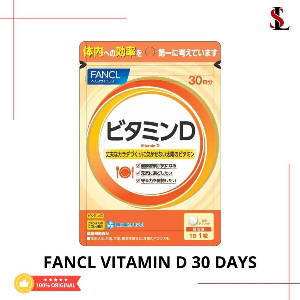 Fancl Vitamin D 30 days original | Shopee Singapore