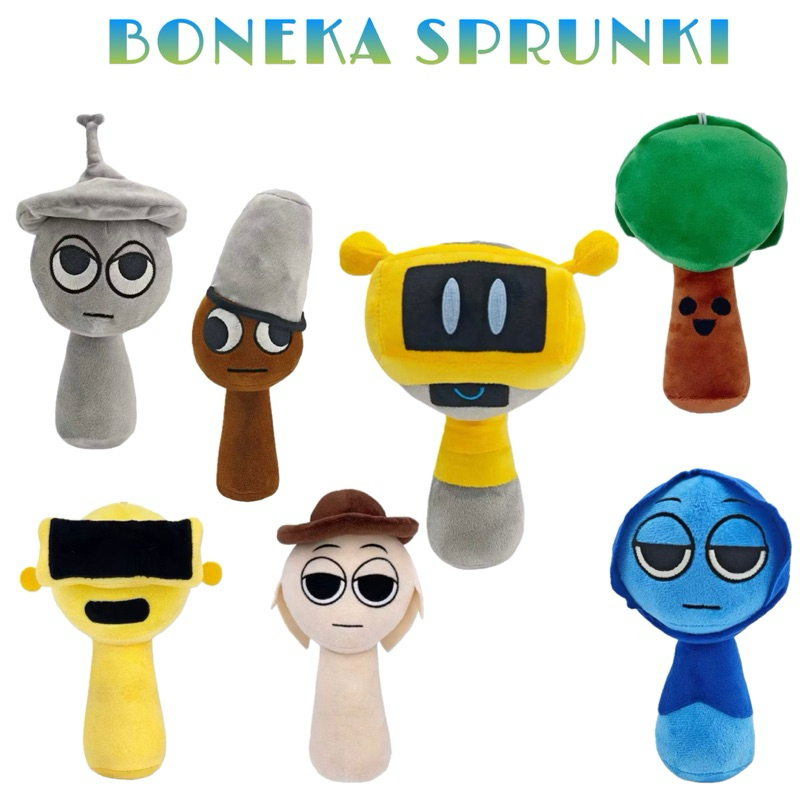 Sprunki DOLL / HOROR GAME SPRUNKI DOLL 40 cm / SPRUNKY | Shopee Singapore