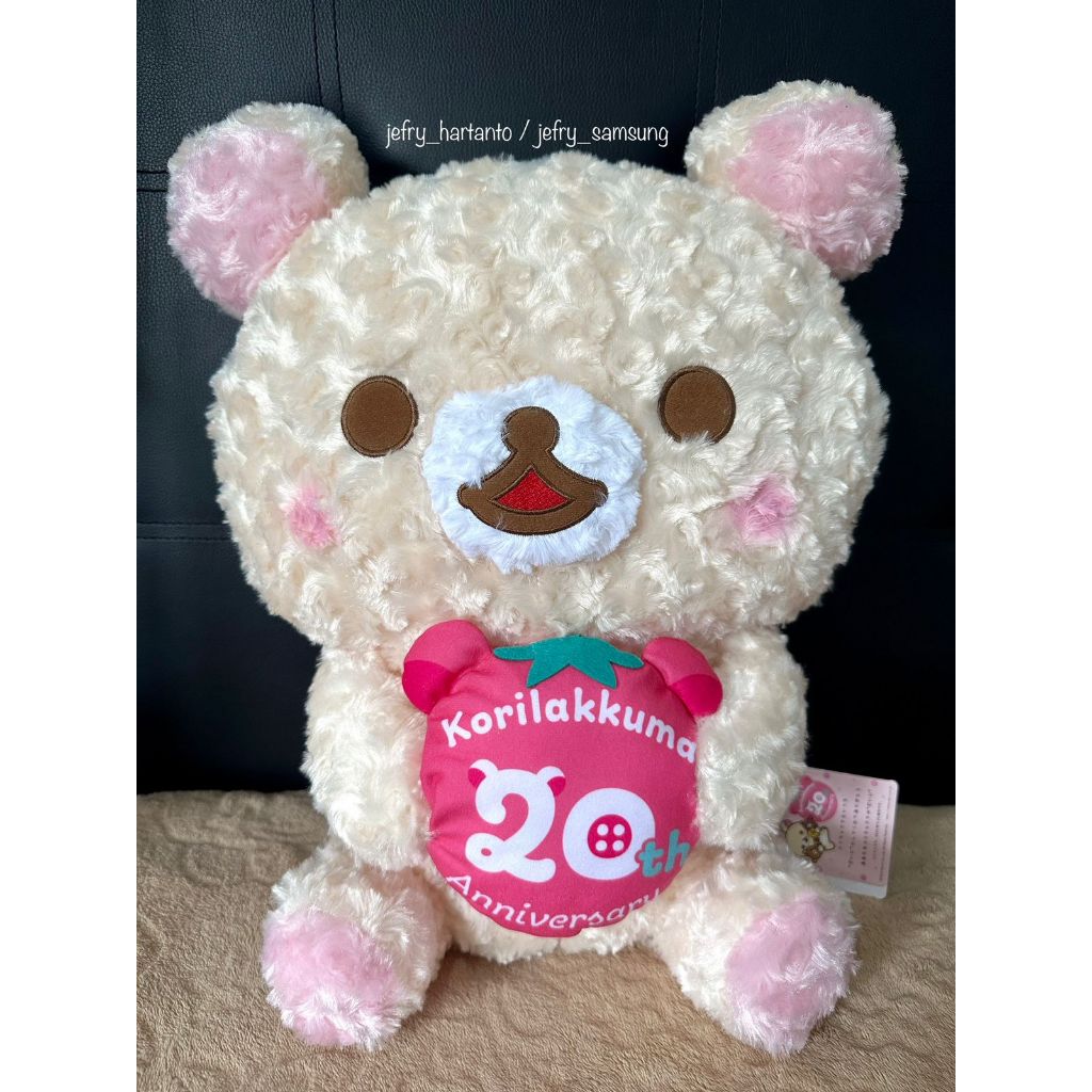 Rilakkuma Korilakkuma Chairokoguma Doll 20th Anniversary XL BIG Jumbo ...