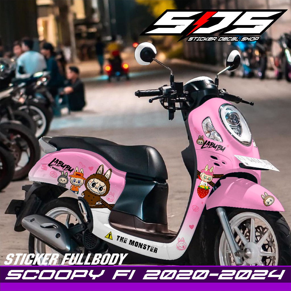 Honda All New Scoopy Motorcycle Sticker Decal 2020 2021 2022 2023 2024 ...