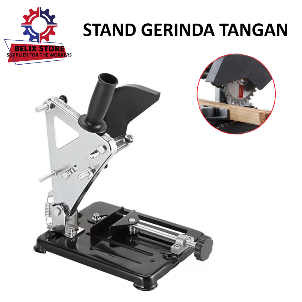 KAYU MESIN Angle Grinder Stand Hand Grinding Machine Stand Becomes a ...