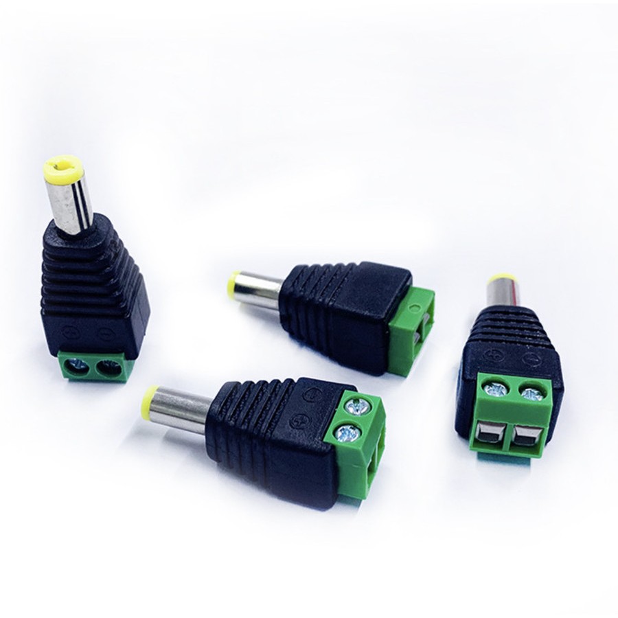 Dc Male Connector Jack Hole Diameter 4mm | Shopee Singapore