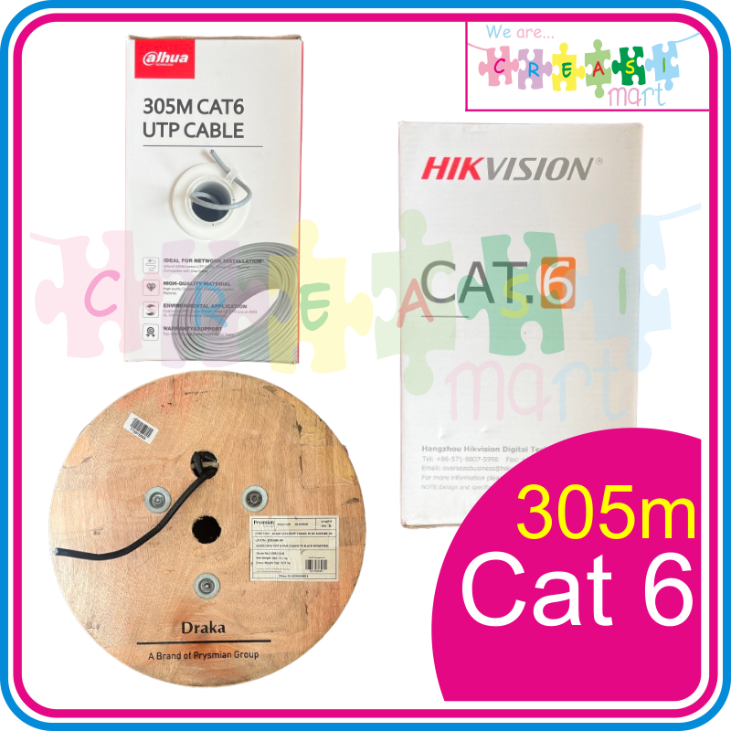 Lan Cable / UTP Network CAT 6 Roll 305m Various Brands and Types ...