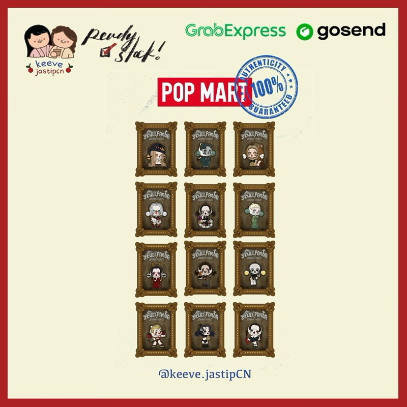 Popmart Skullpanda X The Addams Family Sticker Set | Shopee Singapore