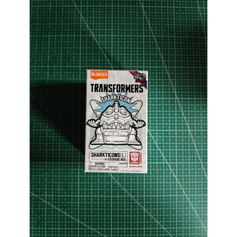 BLOKEES TRANSFORMERS SHARKTICON STORAGE BOX (L) BLUE / PURPLE | Shopee ...