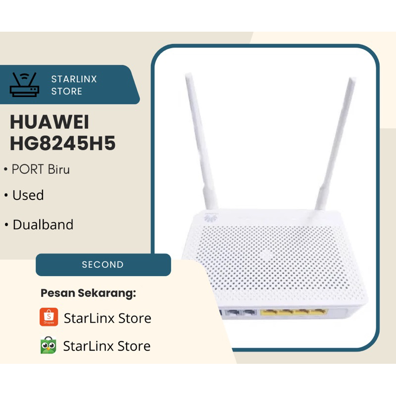 Modem | Huawei HG8245H5 blue Port Router | Shopee Singapore