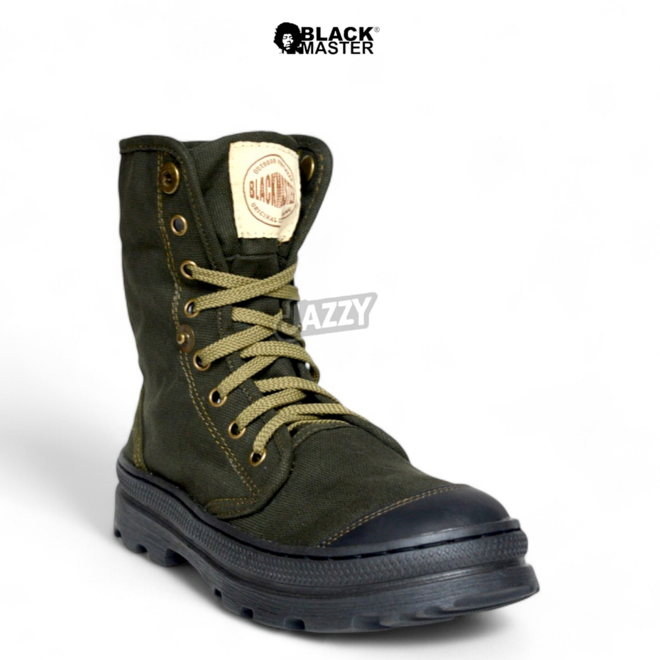 BLACK MASTER TAMMIL ARMY Men's Casual Boots Outdoor Traveling | Shopee ...