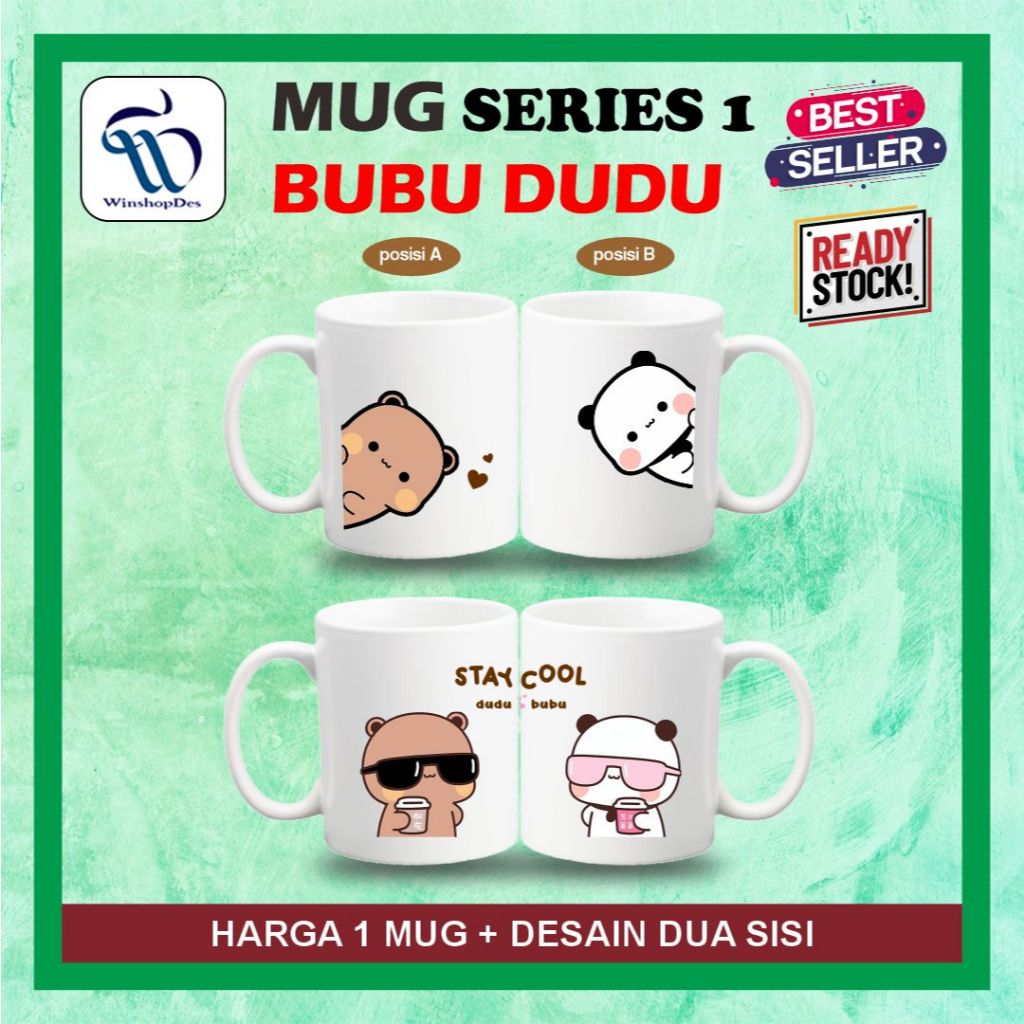 Character MUG / BUBU & DUDU MUG / CUTE MUG / BUBU DUDU CHARACTER Design ...