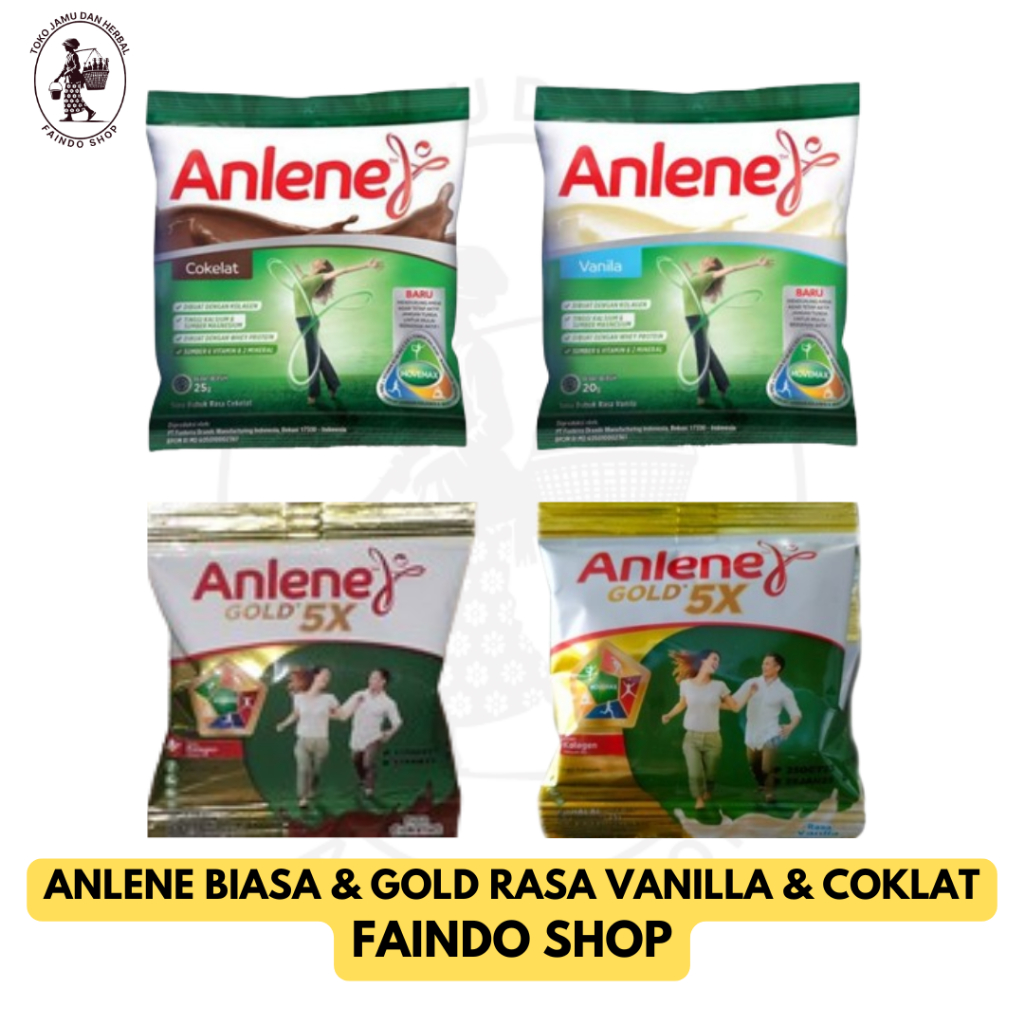 Anlene Renceng Contains 10 Sachets of Regular and Gold Variants with ...
