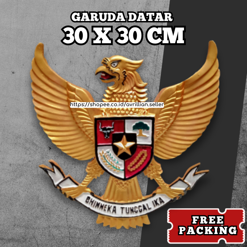 HIASAN DINDING Garuda Pancasila Garuda Statue Wall Decoration Fiber ...
