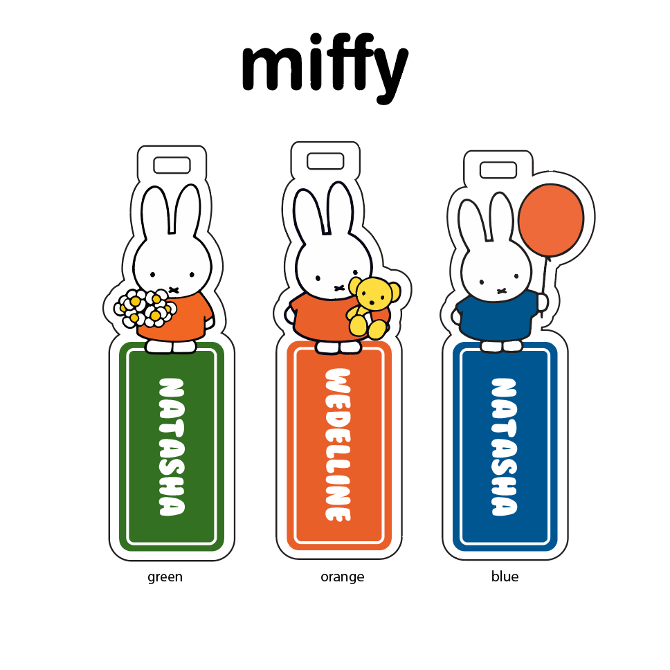GANTUNGAN Bagtag Miffy Bag Hanger Custom Bag Name Tag Suitcase | Shopee ...