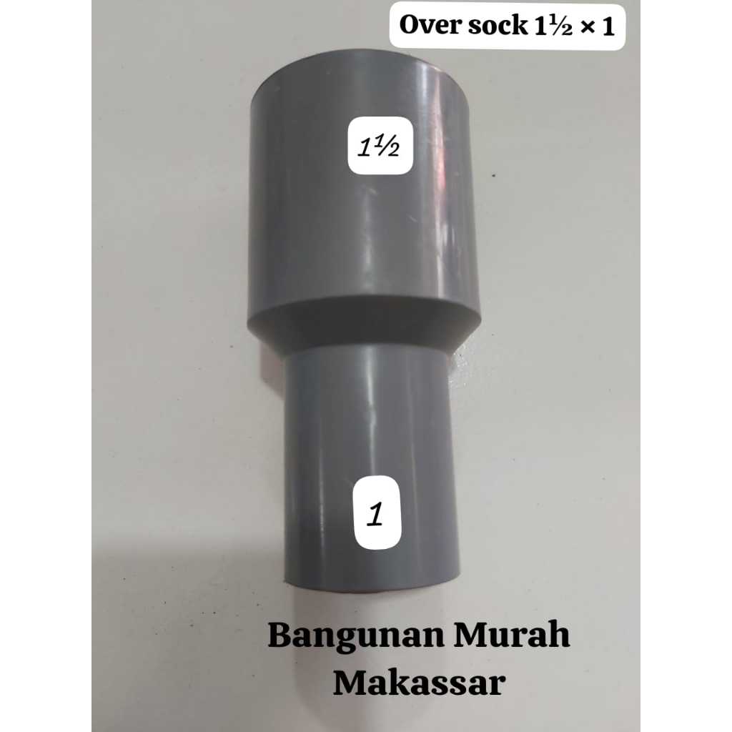 Vlok Sok Connection 1-1/2" x 1" Inch/Reducer Pvc Over Socket | Shopee ...