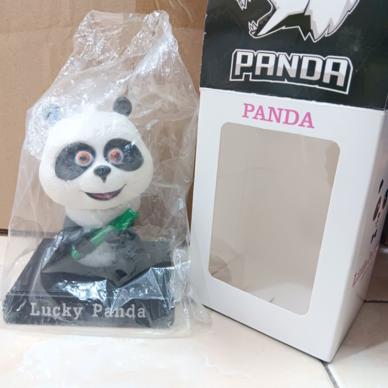 Lucky Panda Lucky Panda Rocking Head Chibi Dashboard Display Action ...