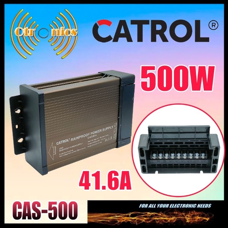 Rain Proof Power Supply LED CCTV 12Volt 400W 500W CATROL Adapter Rain ...