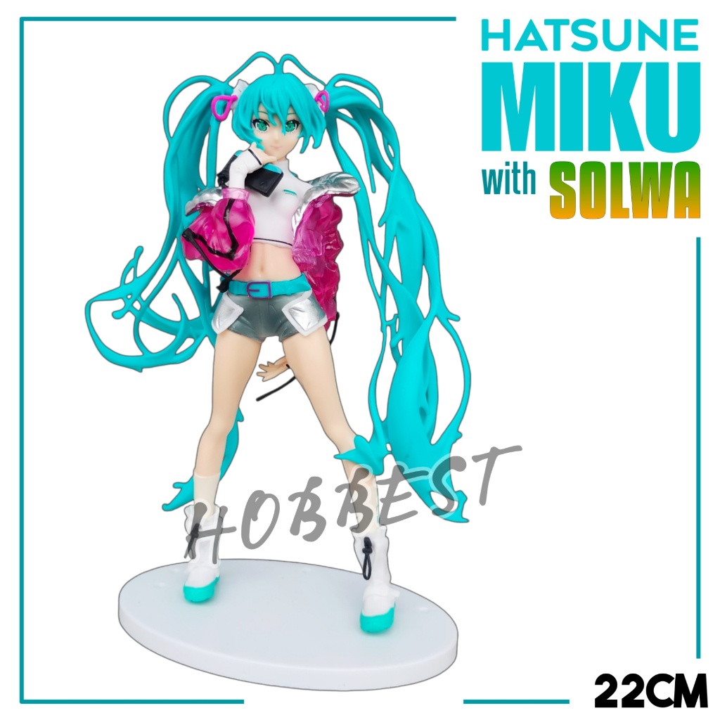 Hatsune MIKU with SOLWA - Action Figure Miniature Display Cake Topper ...
