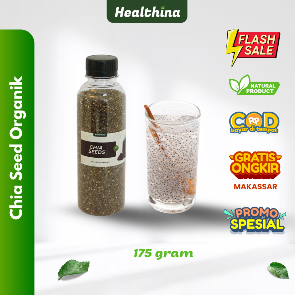 Chia Seed 175 grams Organic Grade Premium Diet Immunity - Original ...