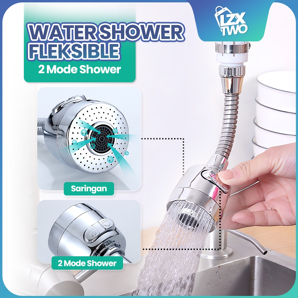 Faucet with pressure enhancer, anti-splash, 360 degree free rotation ...