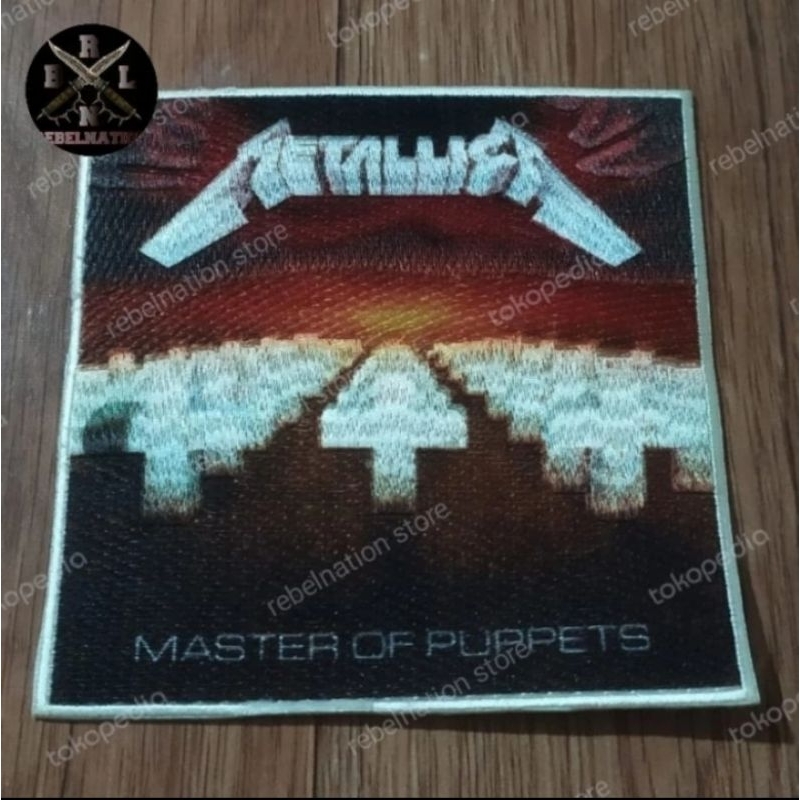 Metallica 3D Emblem - master of puppets (imported) | Shopee Singapore