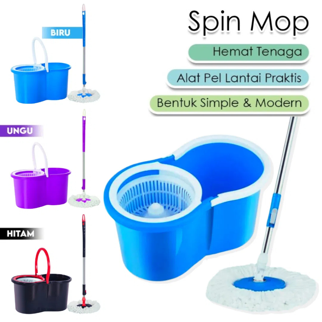 Magic Ultra Floor Mop Multi-Purpose Automatic Spin Mop Spin Super Mop ...
