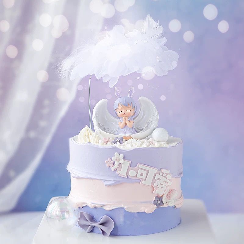 |Ja| Angel GIRL CAKE DISPLAY ANGEL GIRL ANGEL CAKE TOPPER CHILDREN'S ...