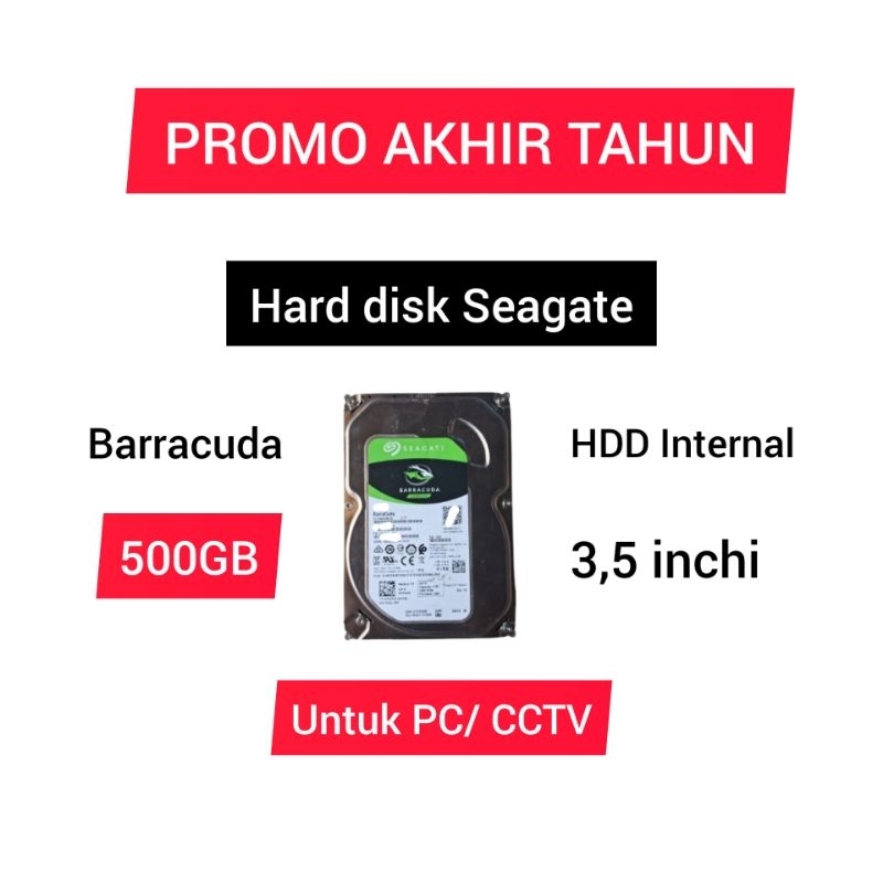 Seagate Hard Disk, 3,5 inch 500GB Internal HDD for PC/ CCTV | Shopee Singapore