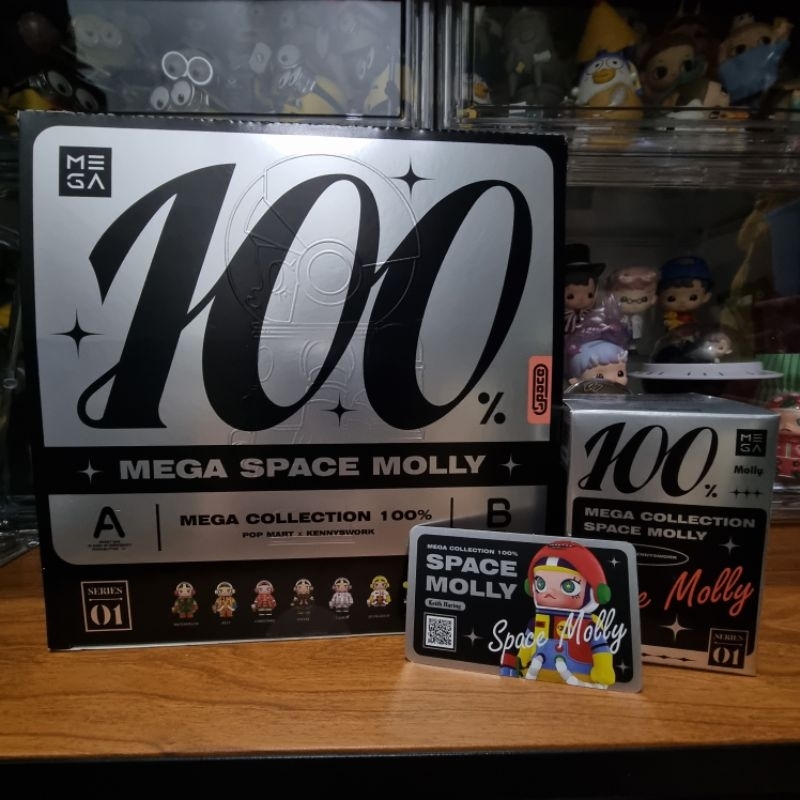Pop MART SPACE MOLLY V1 100% Selected Keith Haring Candy Jelly Toffee ...