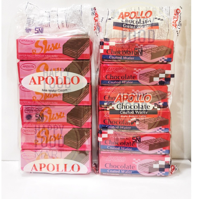 [HALAL] Apollo WAFER CREAM/CHOCOLATE COATED/MILK WAFER/WAFER CREAM ...