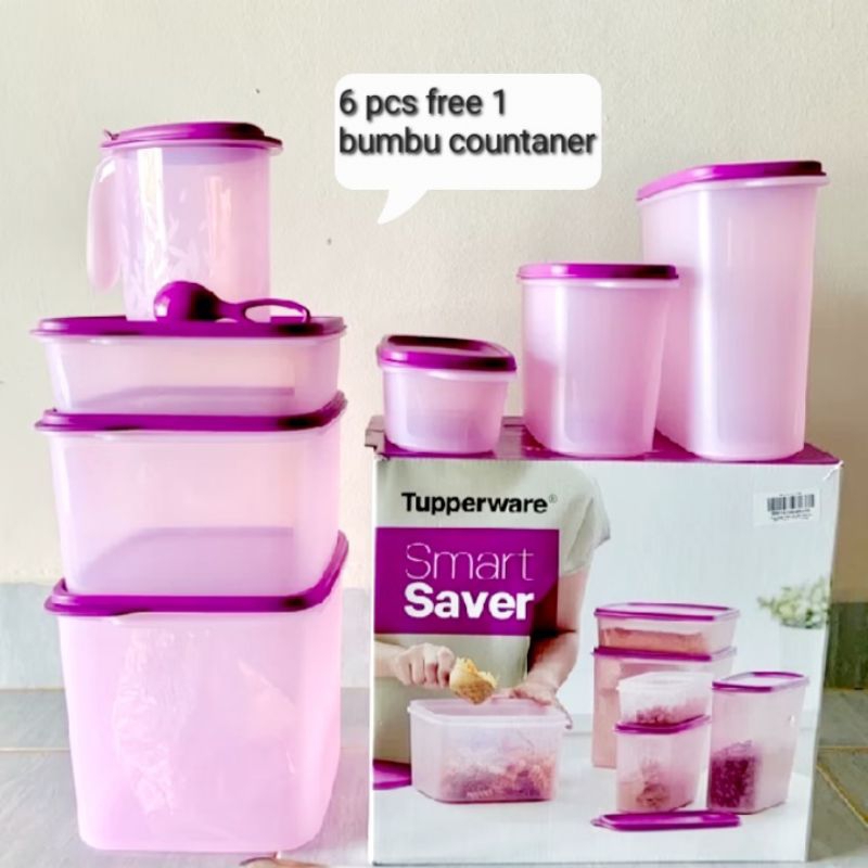 Tupperware Smart Saver Set Free Seasoning Countertainer 1pcs | Shopee ...