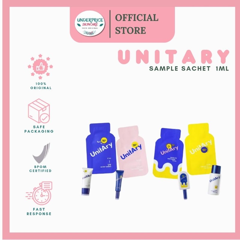 Unitary all skin solution sunscreen spf 50 PA ++++(Sample Sachet 1ml ...