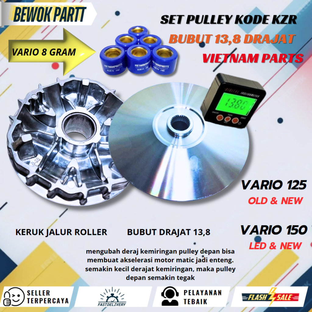 Home Roller Vario PULLEY Vario CUSTOM 1 SET LATHE + Original PART PULI ...