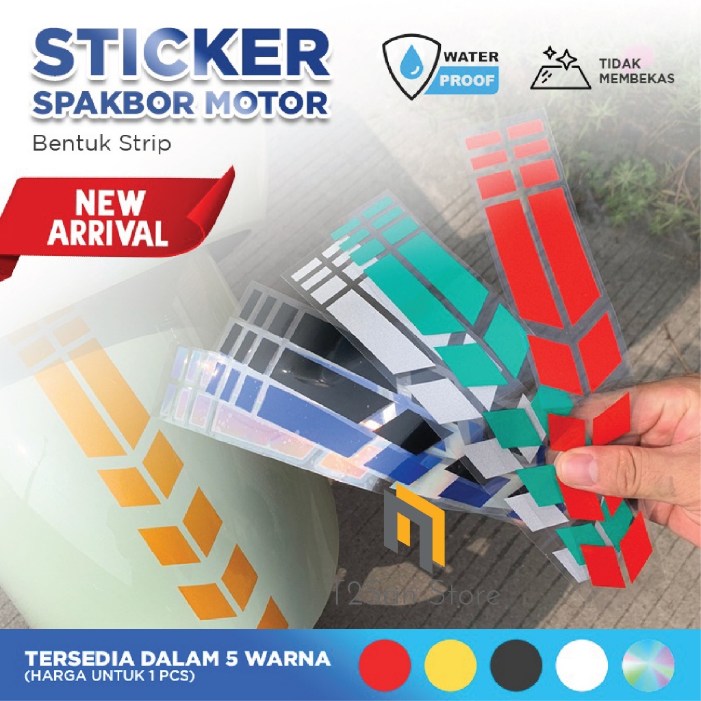 Motorcycle Front Fender Sticker in Hologram and Waterproof Arrow Strip ...