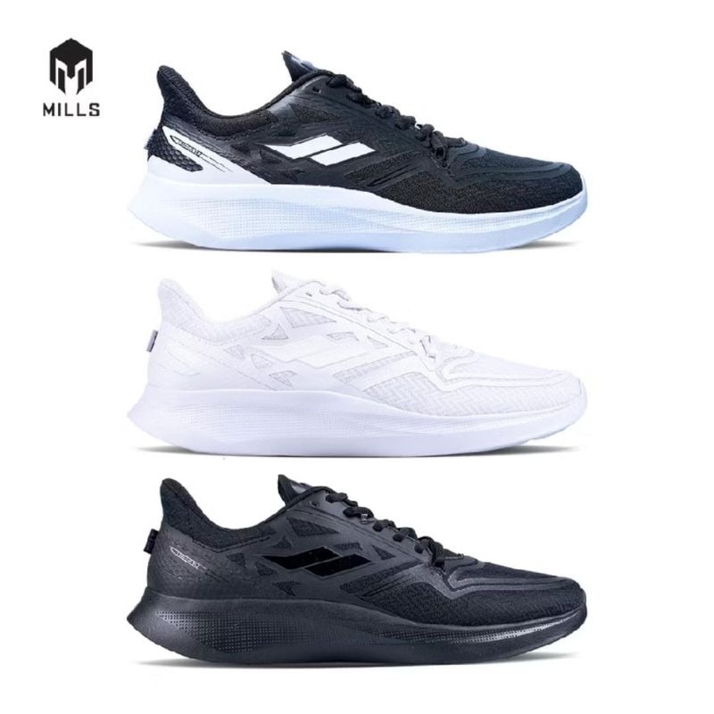 Mills newest running shoes newarrival Treximo Omega M2 - Triple Black ...