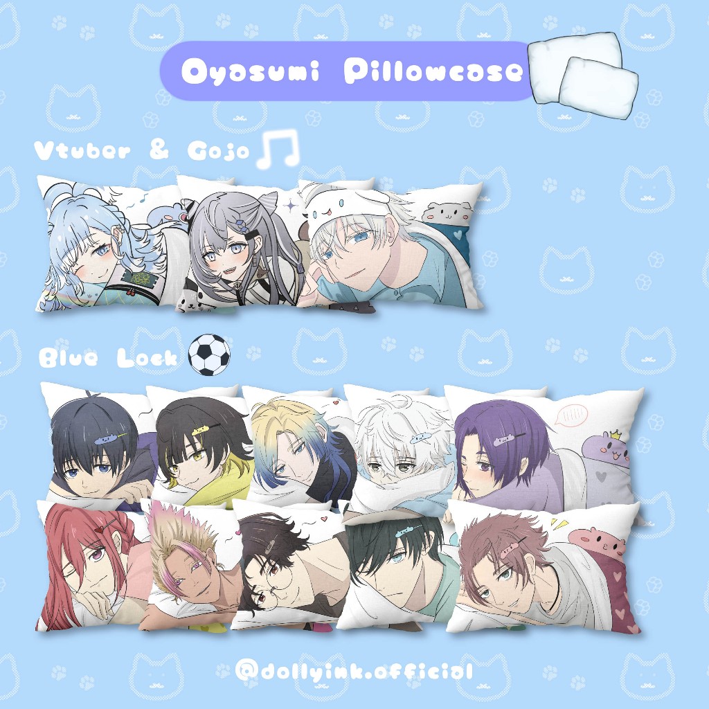 Oyasumi series Blue Lock Vtuber Zeta Kobo Suisei Jujutsu kaisen ...