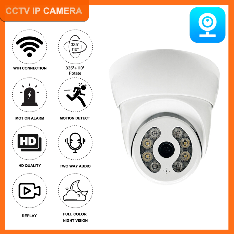 HP CCTV V380 Pro IP Camera Mini Camera 2-Way Audio 5MP long distance ...