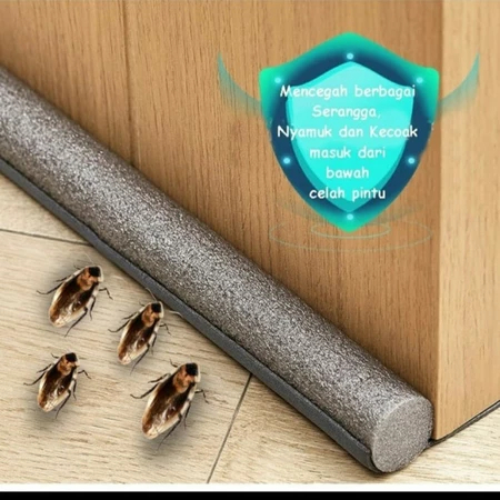 Foam Gap Cover Bottom Hole Door Mat Anti-Cockroach Animal Dust Barrier ...