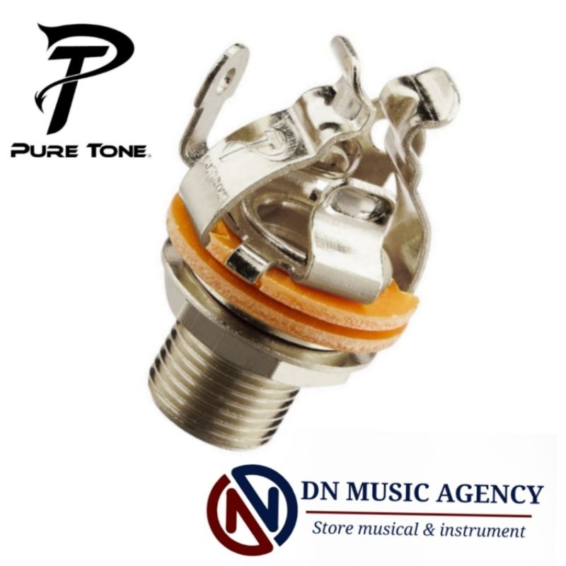 Guitar & bass input jack Pure tone stereo jack famale nickel original ...