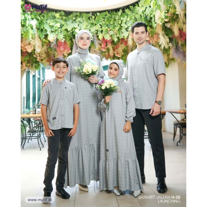 Mutif VALERIA - VAZZA Arctic Gray Sarimbit latest series 2024 | Shopee ...