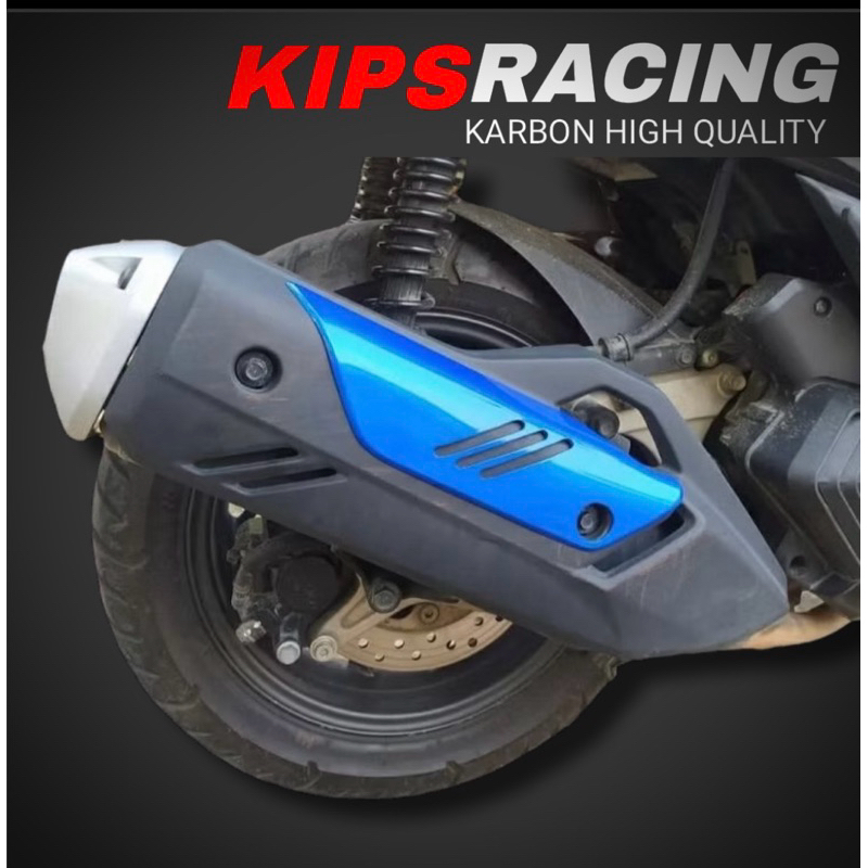 Garnish PCX 160 EXHAUST COVER MODEL KIPS RACING M-2 ️PCX 160 exhaust ...