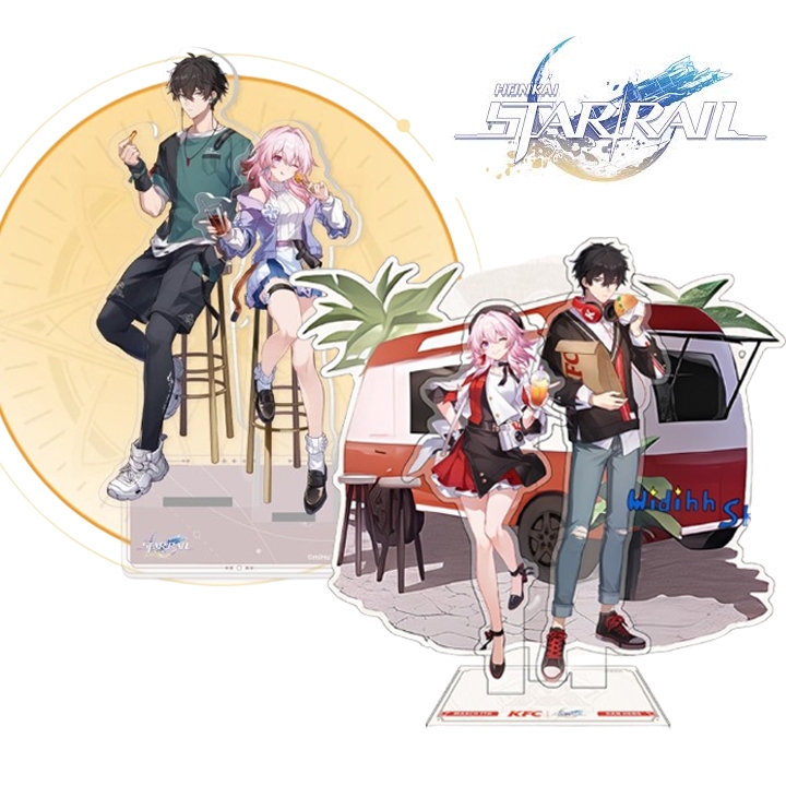 12.12 BUNDLE DEAL! Standee Honkai Starrails KFC and Convivium Collaboration / HSR / Star Rails ...