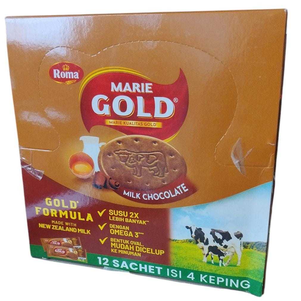 Roma Marie Gold Milk Chocolate contains 12 sachets | Shopee Singapore