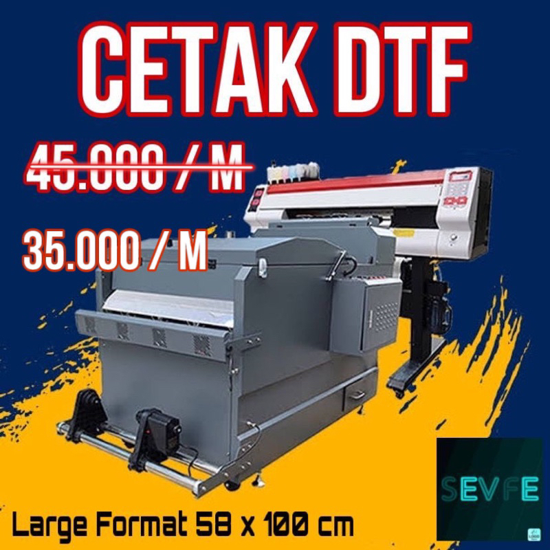 DTF Screen Printing DTF METER Iron-On Screen Printing Sticker | Shopee ...