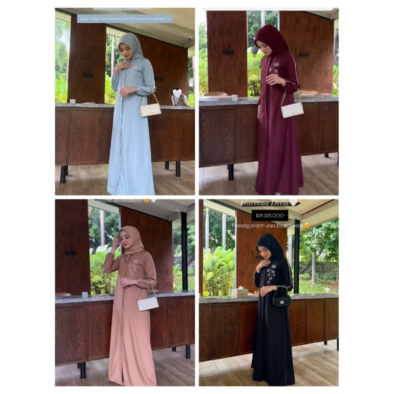 DAVEENA DRESS ORI KALEELA (original) | Shopee Singapore