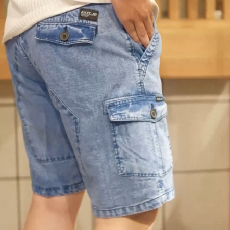 Latest cool distro short cargo jeans pants | Shopee Singapore