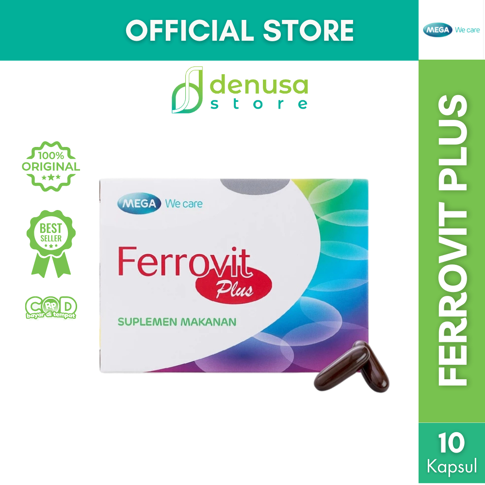 Mega We Care Ferrovit Plus Multivitamin Mineral 1 Blister 10 Softgels ...
