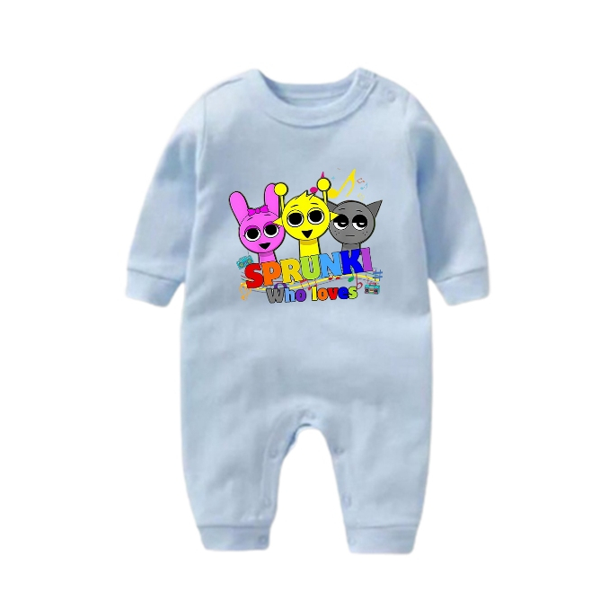 Babydo Sprunki Incredibox Motif Baby Romper / Sprunki LOVE Baby Boy and ...