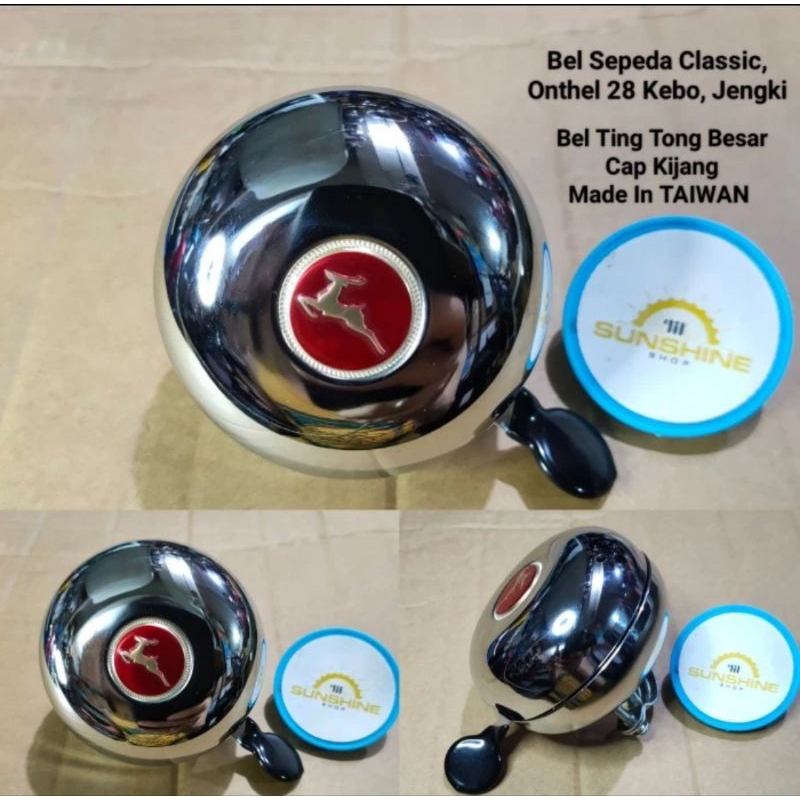 Bell Ting Tong Bell Cap Kijang Old School Onthel Bicycle Classic ...