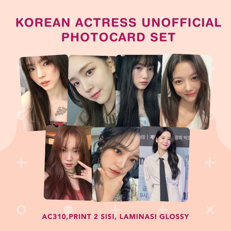 [SET] Korean IU Actress Photocard / Jung So Min / Kim Jiwon / Kim Yoo ...